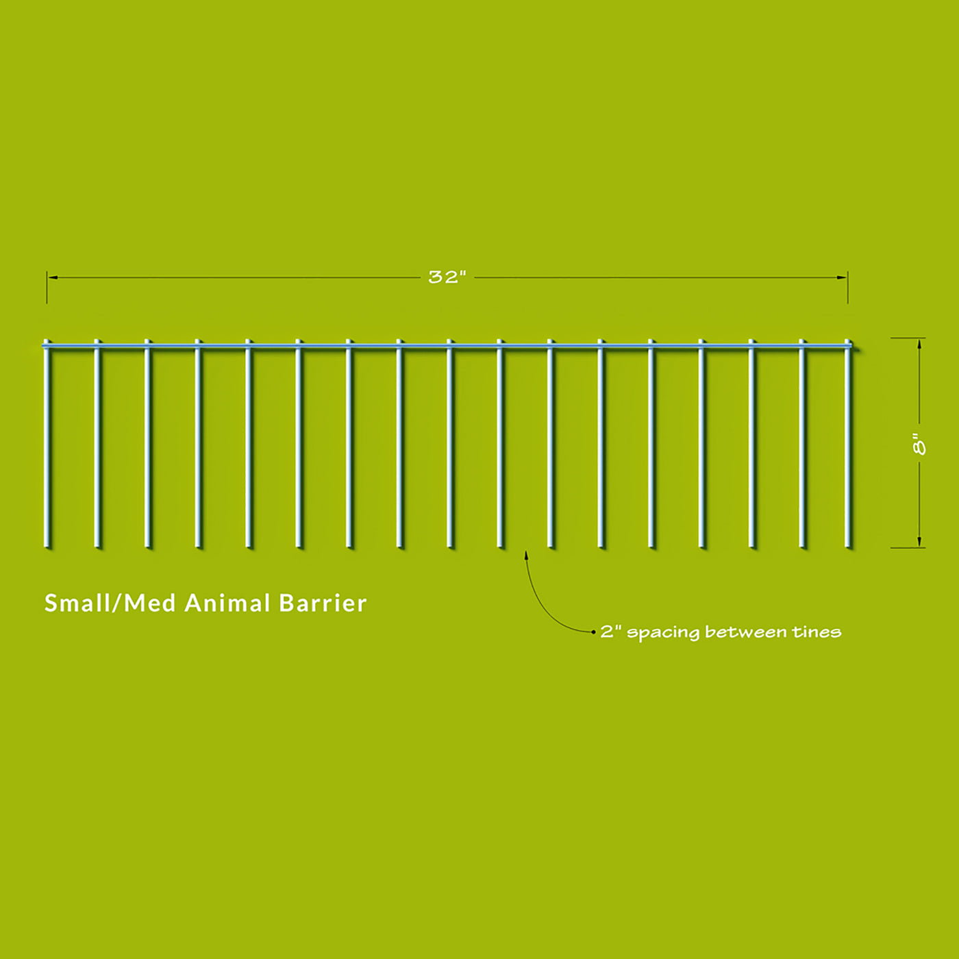Dig Defence 4-pack Small/Medium Animal Barrier